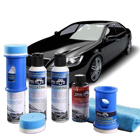 스핀럽 초간단 자동차 코팅제 10종세트광택제발수코팅자외선차단흠집제거녹방지 티몬