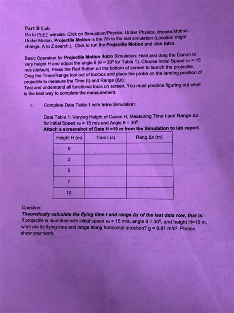 Solved Part B Lab Go To PhET Website Click On Chegg Com