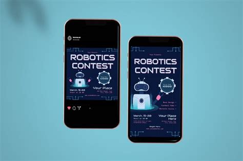 Robotics Contest Flyer Set Print Templates Ft Technology Flyer And Startup Envato