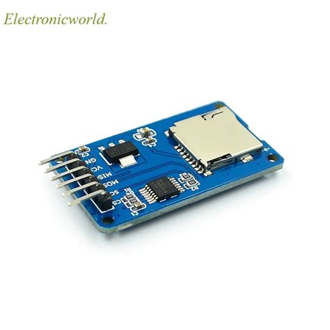 Micro Sd Card Module Spi Interface Tf Reader Write Device With Level