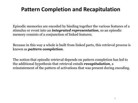 Ppt Retrieval How We Recall The Past From Episodic Memory Powerpoint Presentation Id2565382
