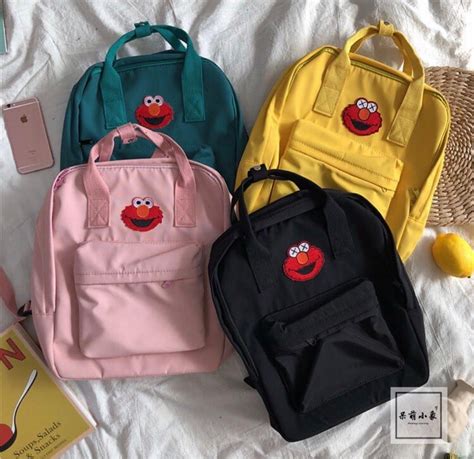 Black Elmo Backpack Womens Fashion Bags And Wallets Backpacks On Carousell