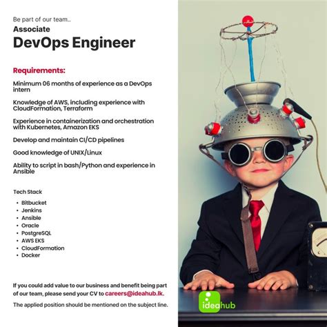 Ideahub On Linkedin Devopsengineer Ideahub Careeropportunities