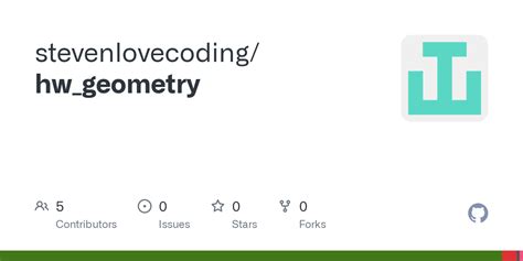 GitHub Stevenlovecoding Hw Geometry