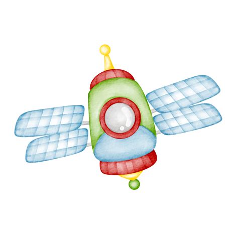Watercolor Satellite Clip Art 23297879 Png