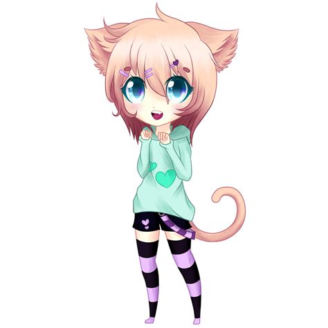 Closed Chibi Cat Girl Adopt By Akishika On Deviantart