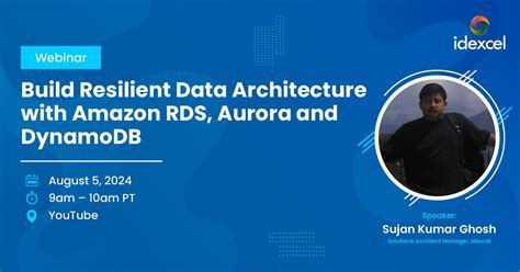 idexcel on linkedin aws dataarchitecture amazonrds amazonaurora