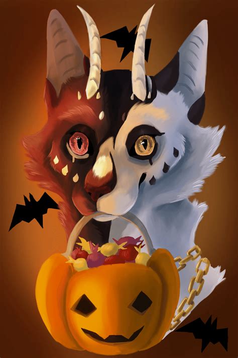 Ready Halloween Ych By Arrmina On Deviantart