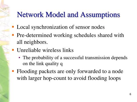 Ppt Opportunistic Flooding In Low Duty Cycle Wireless Sensor Networks With Unreliable Links