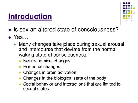 PPT Sex The Altered State Of Consciousness PowerPoint Presentation Free Download ID