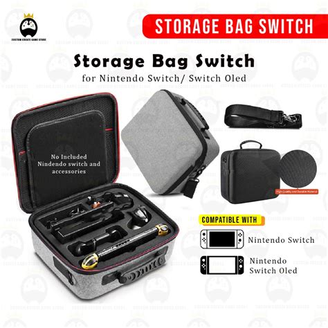 Nintendo Switch Oled Switch V2 V1 Case Storage Carrying Bag Travel Storage Bag Carry Case