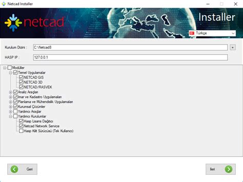 Kurulum Kurulum Netcad Portal