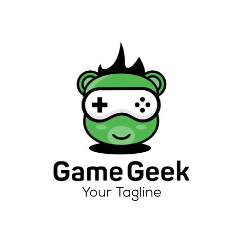 Geek And Nerd Logo Character Stock Image Vector Template 20448489 Vector Art At Vecteezy