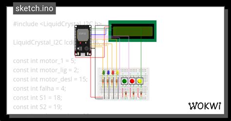 Atividade Motor Wokwi Esp32 Stm32 Arduino Simulator