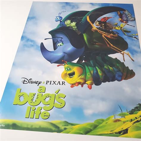 A Bugs Life Lithograph Authentic Pixar Disney Mini Poster Print Flik