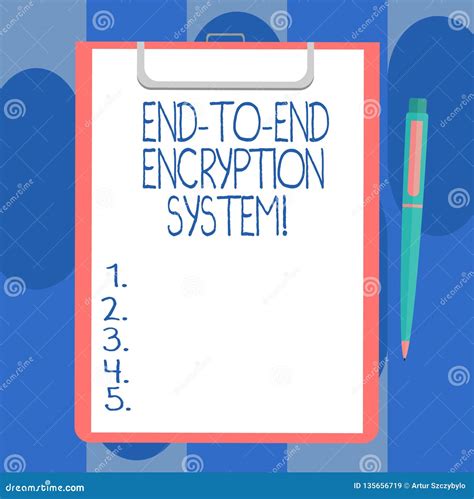 Handwriting Text Writing End To End Encryption System Concept Meaning Method Used For Securing