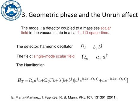 Ppt Geometric Phase And The Unruh Effect Powerpoint Presentation Free Download Id 4720993