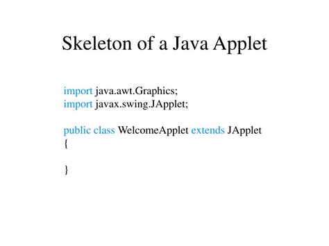 Ppt Applet And Graphics Powerpoint Presentation Free Download Id 17381