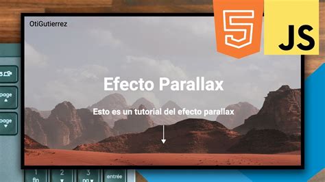 Parallax En Html Css Y Javascript Tutorial Fácil Youtube