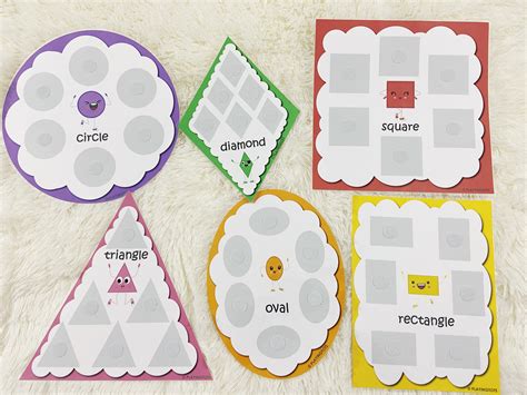 Shapes Pictures Sorting Activity Printable Sort By Shape Etsy