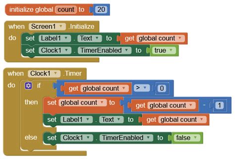 How Can I Fix My Countdown Mit App Inventor Help Mit App Inventor