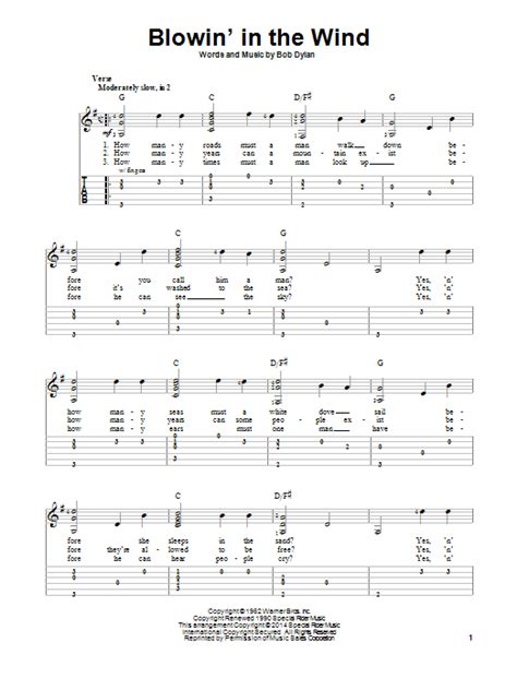 Blowing In The Wind Guitar Chords For Beginners At Antionette Murphy Blog