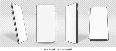 휴대폰 흰색 디스플레이 화면이 있는 스마트폰 스톡 일러스트 2098803961 Shutterstock