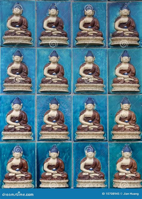 Basso Relievo Of Joss Stock Image Image Of Glaze Buddha 10708945