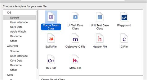 ios xcode 7 only generates m file no h file stack overflow