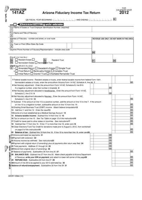 Arizona Estimated Tax Forms At Becky Moreno Blog