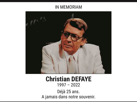 Christian Defaye Hommages