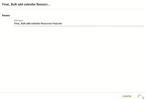 Bulk Add Calendar Resource Features XFanatical