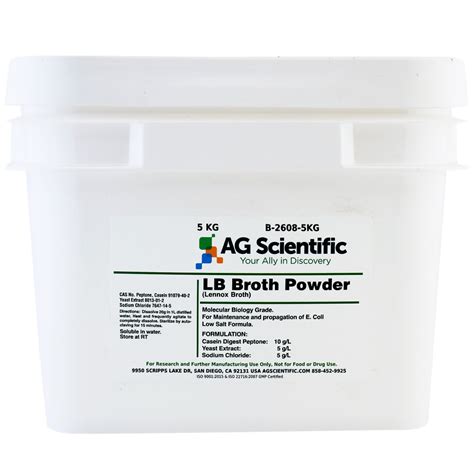 B 2608 5kg Lb Broth Lennox L Broth Powder 5 Kg