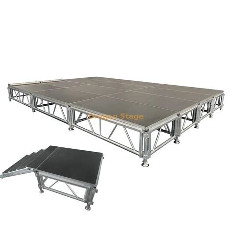 Aluminum Event Stage System With Roof Truss For Concert 32x20ft Panel