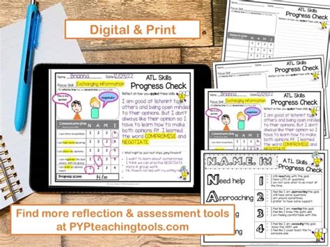 Ib Pyp Assessment Rubrics For The Atl Skills By Susan Powers Tpt