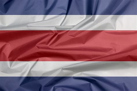 코스타리카의 직물 플래그입니다 코스타리카 국기 배경의 주름 0명에 대한 스톡 사진 및 기타 이미지 0명 개념 개념과 주제 Istock