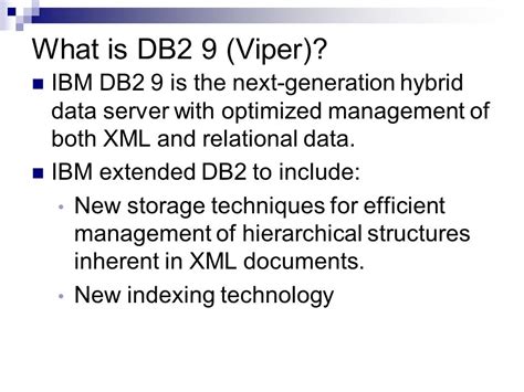 Native Xml Support In Db2 Universal Database Matthias Nicola Bert Van