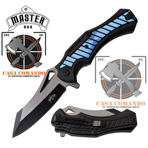 Mu A071bl Master Usa Cuchillo Plegable Mu A071bl 35 Spring Assisted