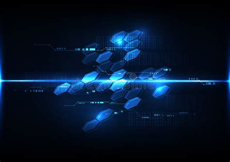 Abstract Digital Technology Operating System Background Template Stock Vector Illustration Of