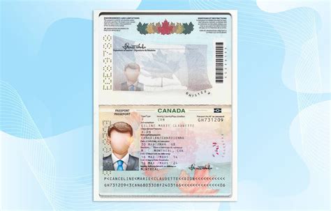 Canada Passport Template V2 Psd Photoshop File
