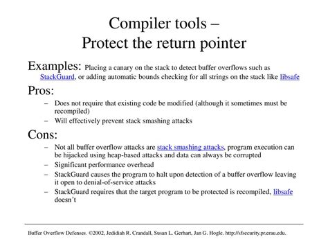 Buffer Overflow Defenses Ppt Download