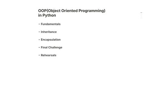 Oopobject Oriented Programming In Python Template By Badalemo