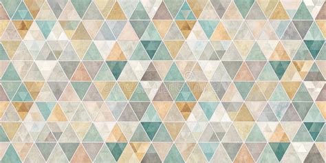 Abstract Geometric Triangular Pattern With Earthy Tones And Subtle Texture Generative Ai Stock