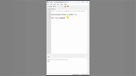 77 Make A Program To Print Tables In Python Part 1 Python