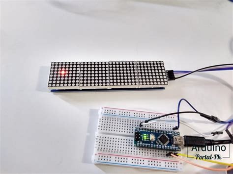 Фото к Arduino уроку Подключаем матрицу Max7219 к Arduino