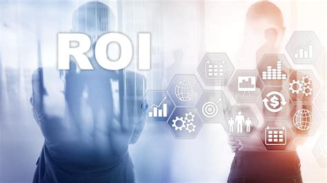 투자 수익 재무 관리 수익 개념 가상 화면 배경 프리미엄 사진