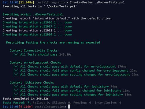 Using Docker To Run Integration Tests For Dbachecks Sqlservercentral