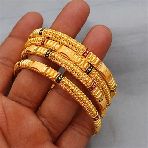 Indian Gold Jewellery Bangles Cheap Dubai Gold Color Bangles For Women