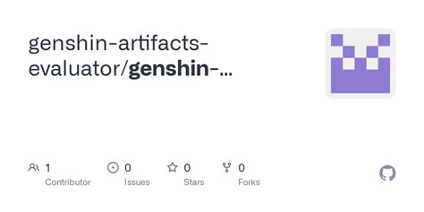github genshin artifacts evaluator genshin artifacts evaluator dataset