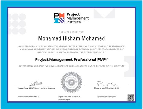 Mohamed Hesham Pmp® On Linkedin I Am Thrilled To Announce That I Have Officially Obtained Pmp